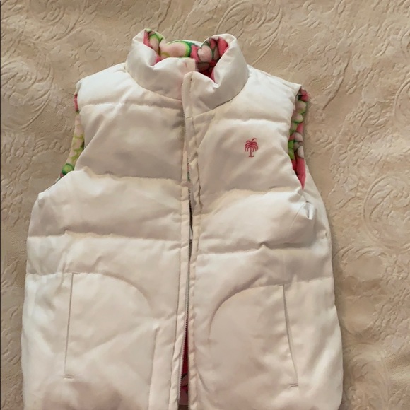 Lilly Pulitzer | Jackets & Coats | Lilly Pulitzer Girls Reversible Vest ...
